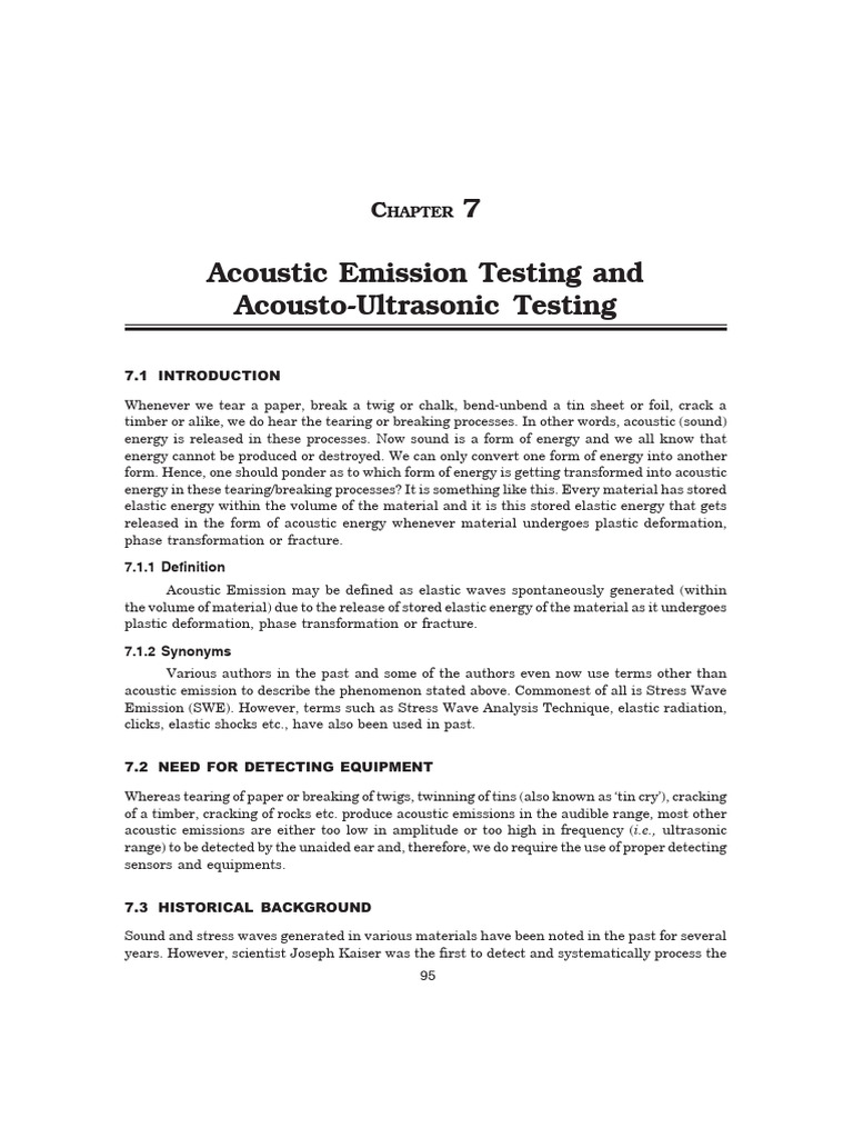 Acoustic Emission Testing Overview | PDF | Composite Material | Amplifier