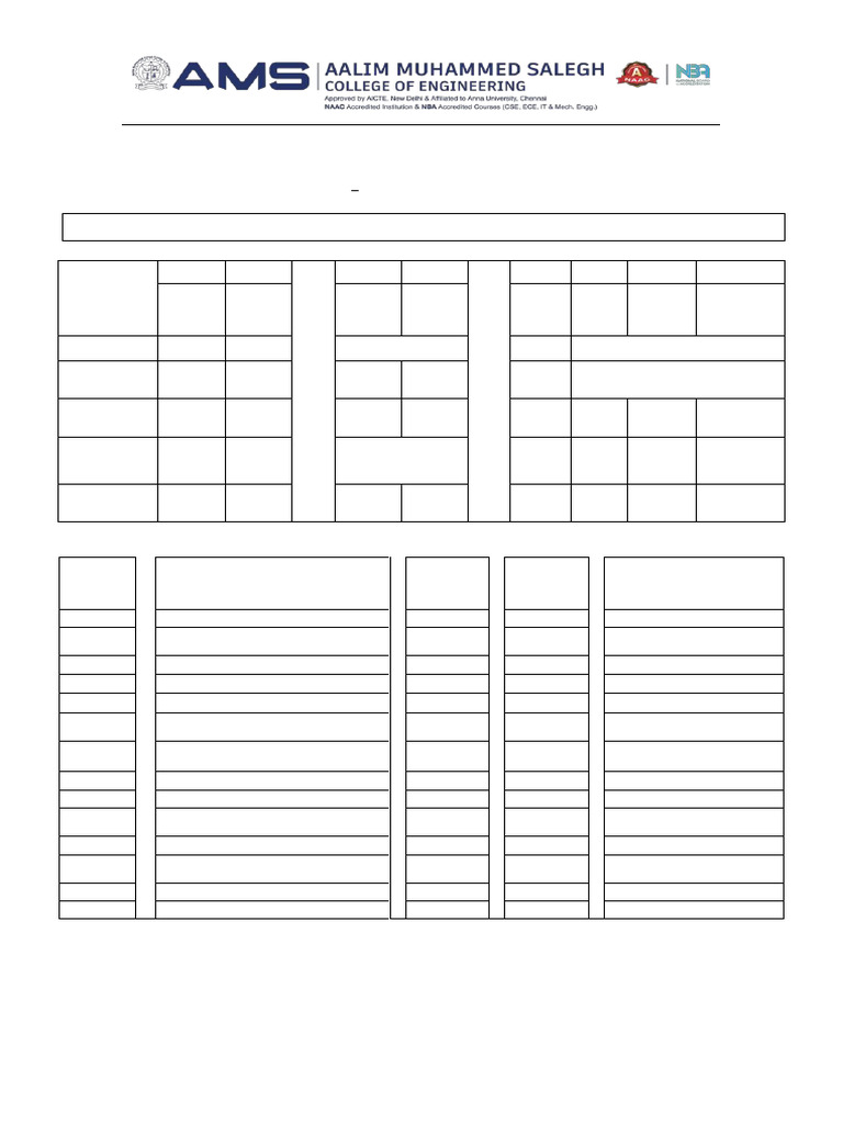 TIME TABLE FORMAT | PDF | Computing | Data
