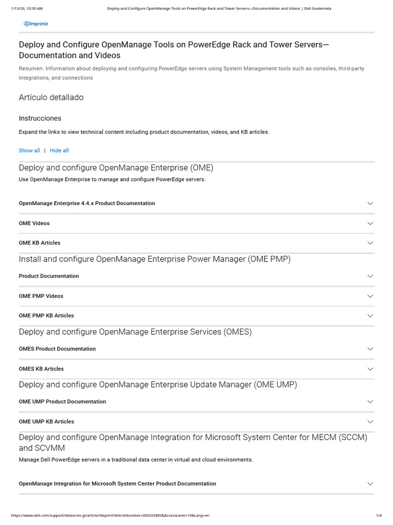 Deploy and Configure OpenManage Tools on PowerEdge Rack and Tower ...