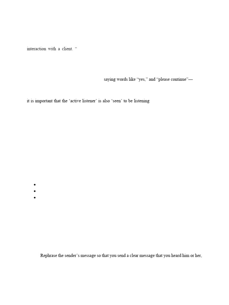 Mastering Active Listening Skills | PDF | Nonverbal Communication | Empathy
