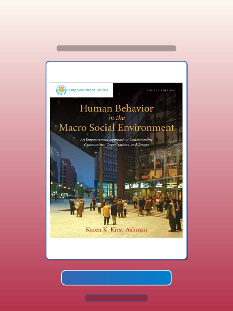 Test Bank for Cole Empowerment Series Human Behavior in the Macro ...