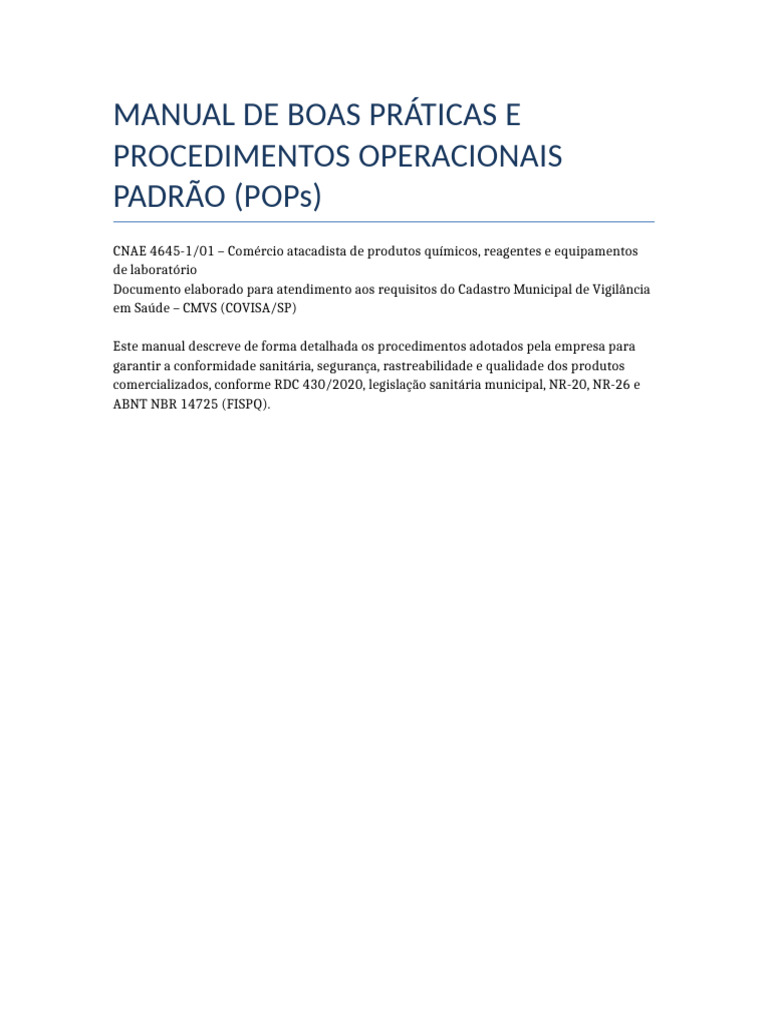 Manual Cmvs Pops Completos Editavel (1) | PDF
