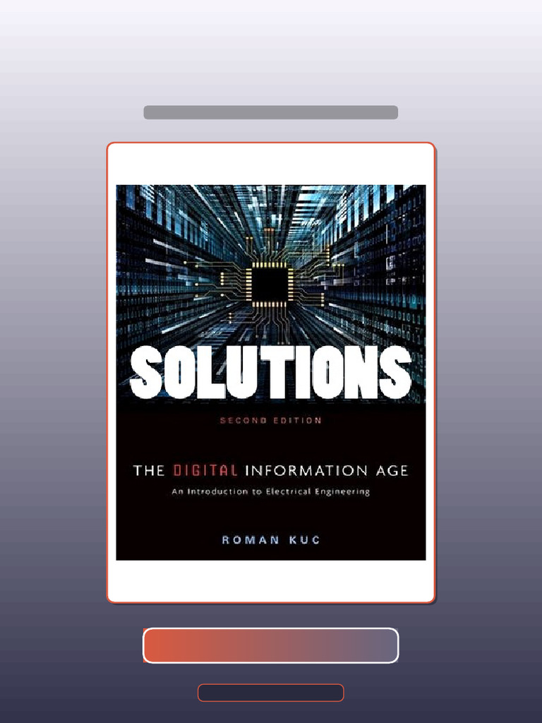 Test Bank for the Digital Information Age an Introduction to Electrical ...