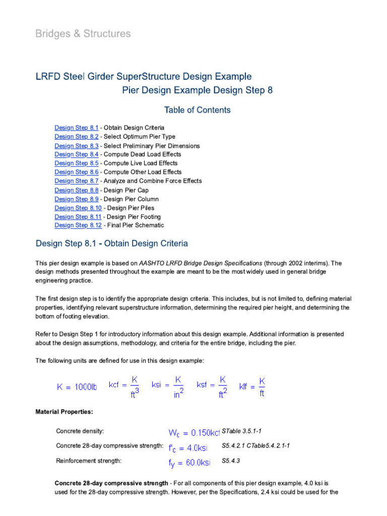 Pier Design | PDF