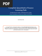 A Practical Guide To Quantitative Finance Interviews by Xinfeng Zhou | PDF