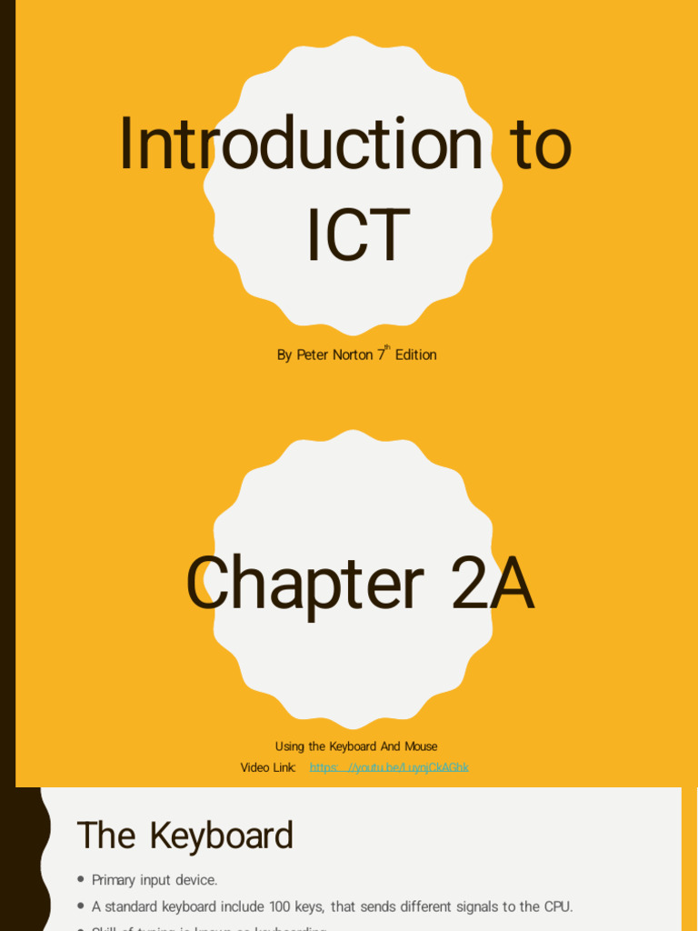 Lecture#4-Introduction to ICT(1) | PDF | Computer Keyboard | Cursor ...