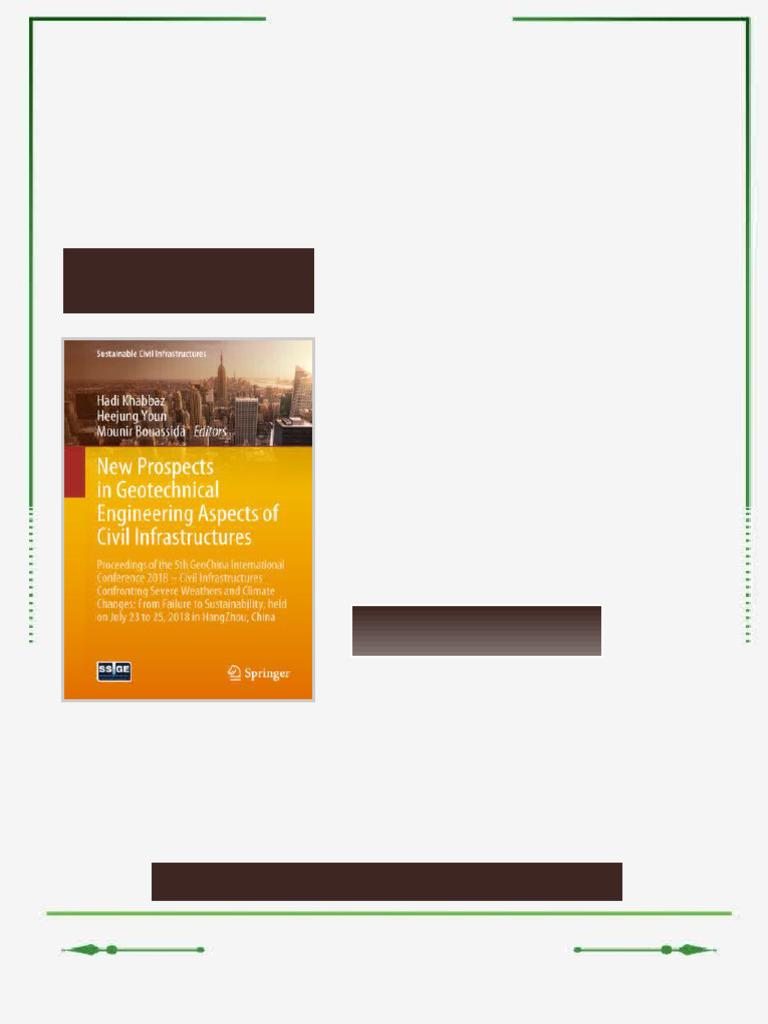 New Prospects in Geotechnical Engineering Aspects of Civil ...