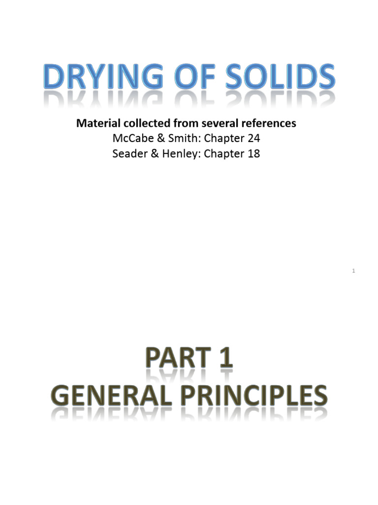 Drying Slides | PDF | Evaporation | Heat