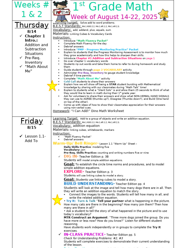 Math Week 1 and 2 (2025-2026) | PDF | Mathematics | Cognition