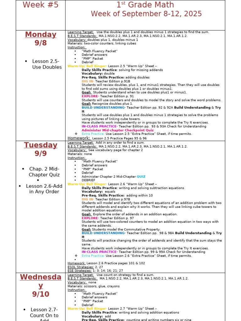 Math Week 5 (2025-2026) | PDF | Mathematics | Learning