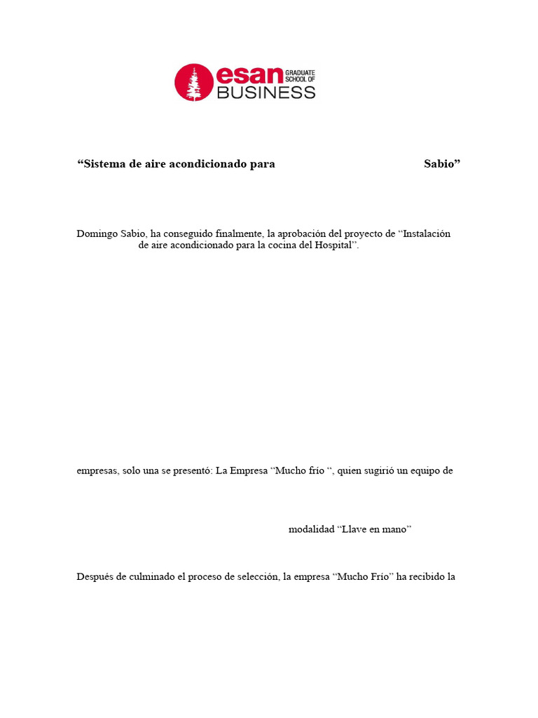 Proyecto Sistema de Aire Acondicionado de HNDS | PDF | ruido | Hospital