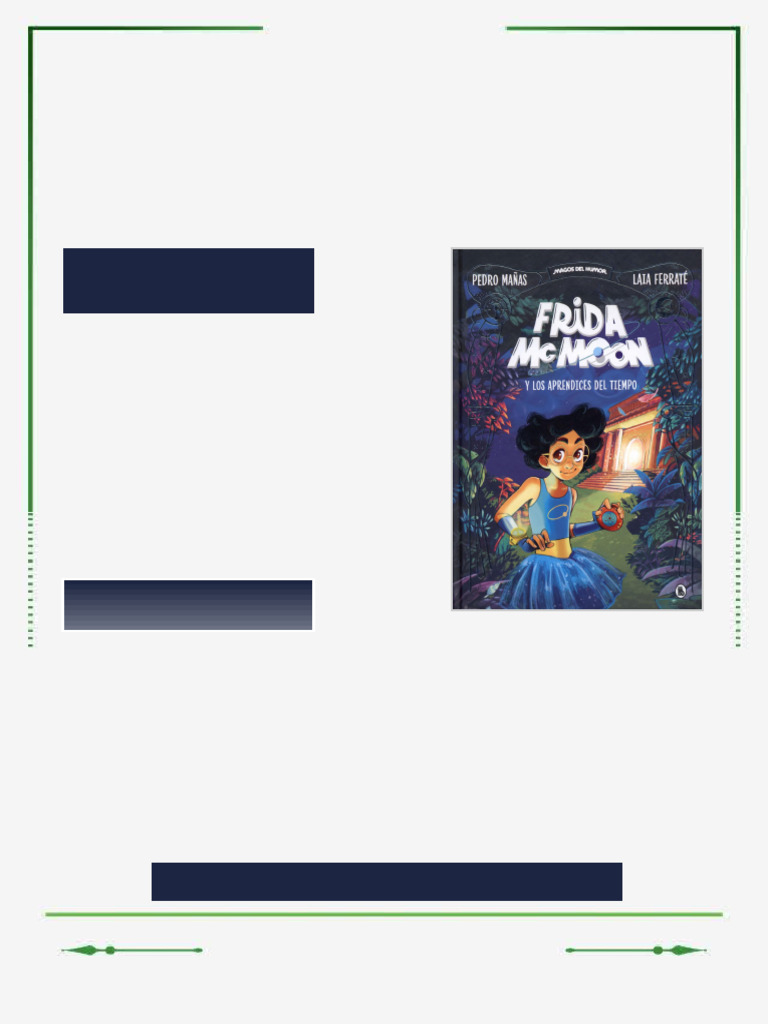 Frida McMoon y los aprendices del tiempo 1st Edition Pedro Mañas Laia ...