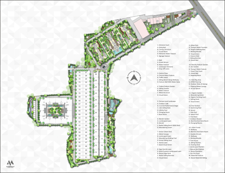 Miraclez Brochure Map (1) | PDF | Gardens | Landscape