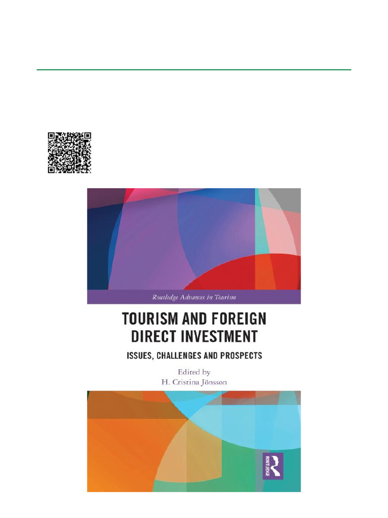 Tourism and Foreign Direct Investment Issues, Challenges and Prospects ...