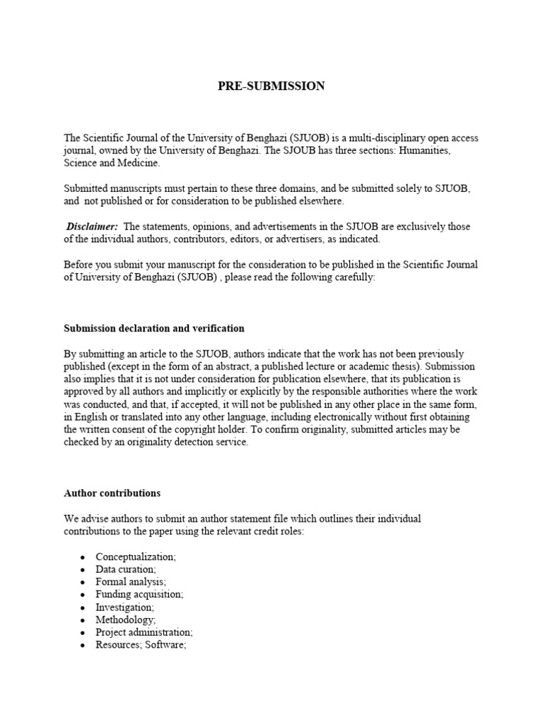 Pre Submission | PDF | Meta Analysis | Systematic Review