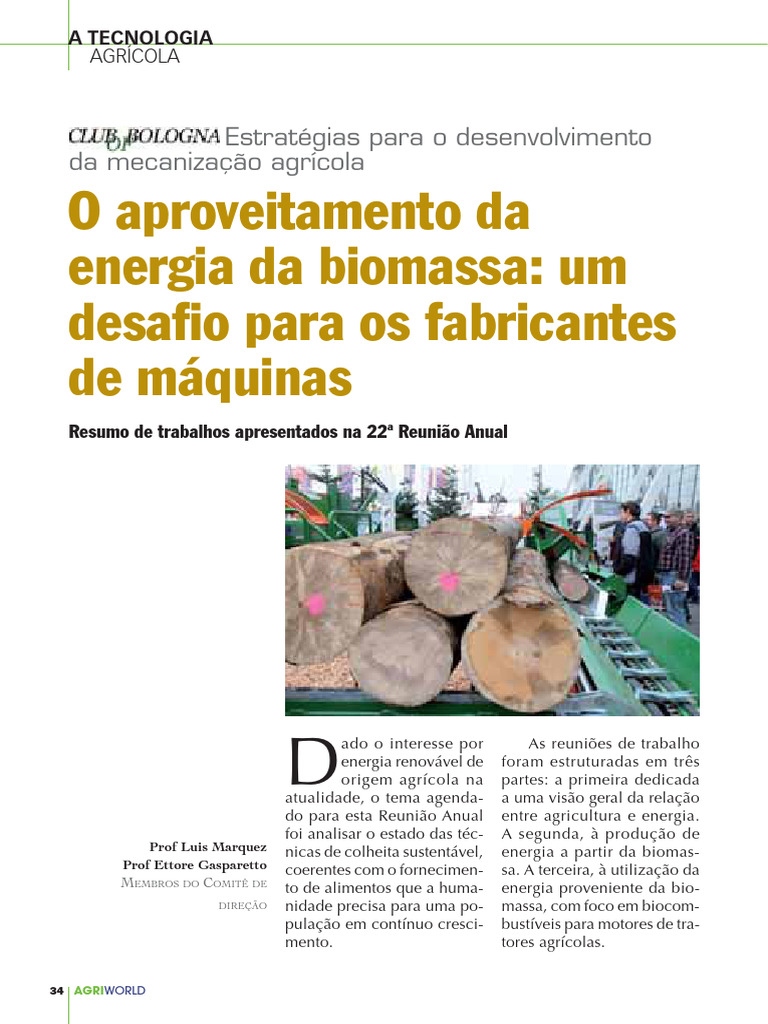 Resumen 22 Reunion Anual - Club of Bologna - Portugus | PDF | Biogás ...