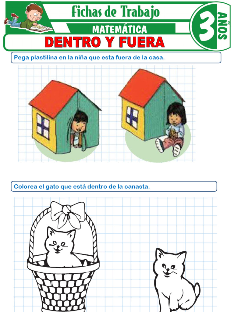 Dentro y Fuera Para Ninos de 3 Anos | PDF