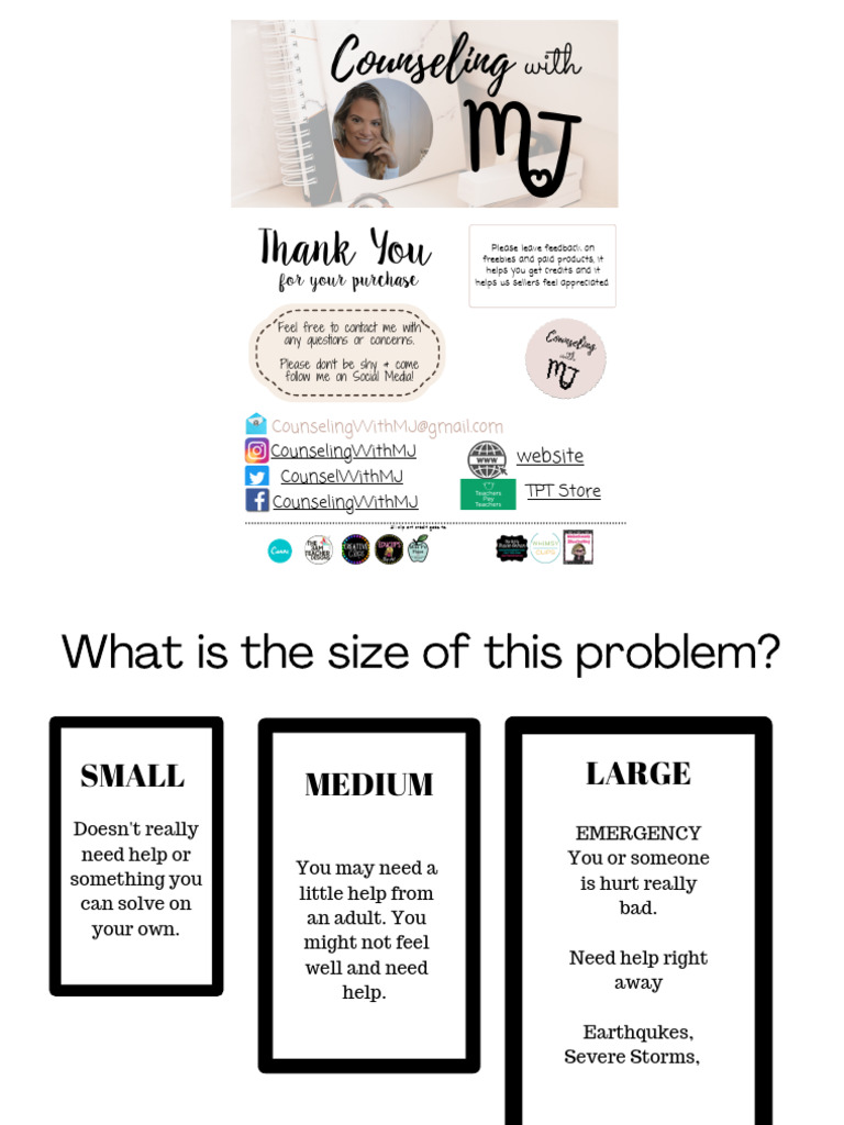 SizeoftheProblemTaskCardsFREE-1 | PDF