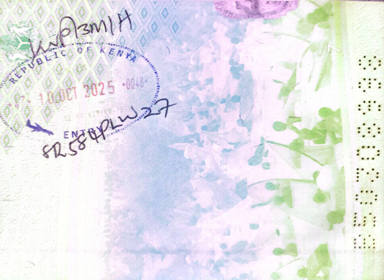 Kenya Entry Stamp 01-01-2026 16.51 | PDF
