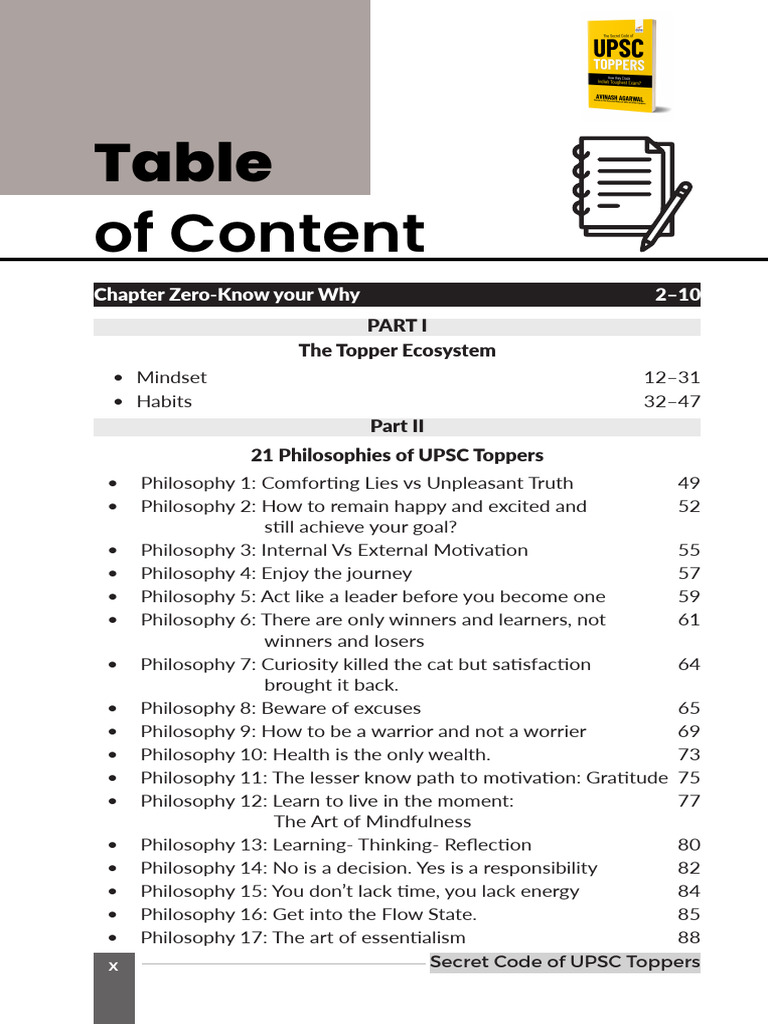 Secretwala Code of UPSC Toppers | PDF | Disciplines | Behavioural Sciences