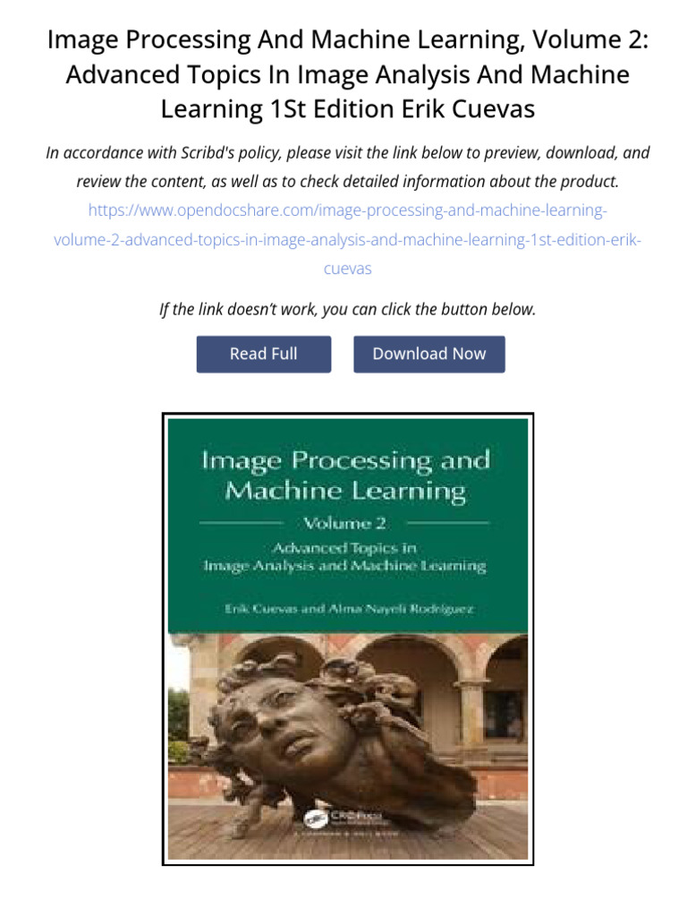 Image Processing and Machine Learning, Volume 2: Advanced Topics in ...