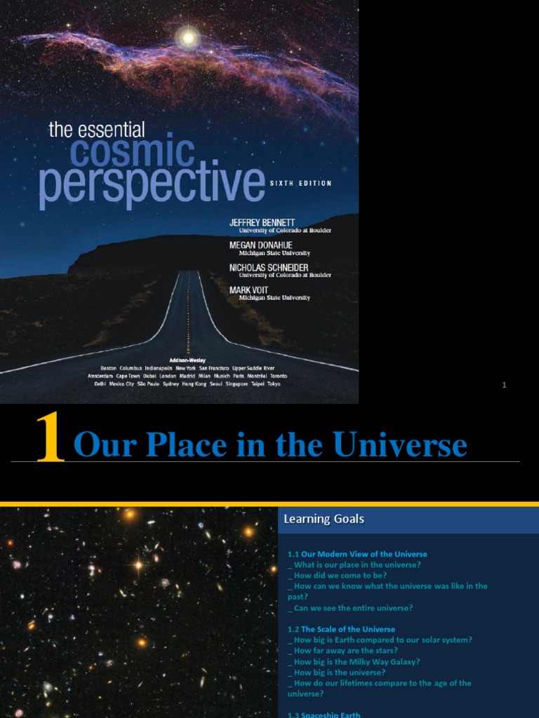 CH1 Our Place in The Universe | PDF | Milky Way | Stars
