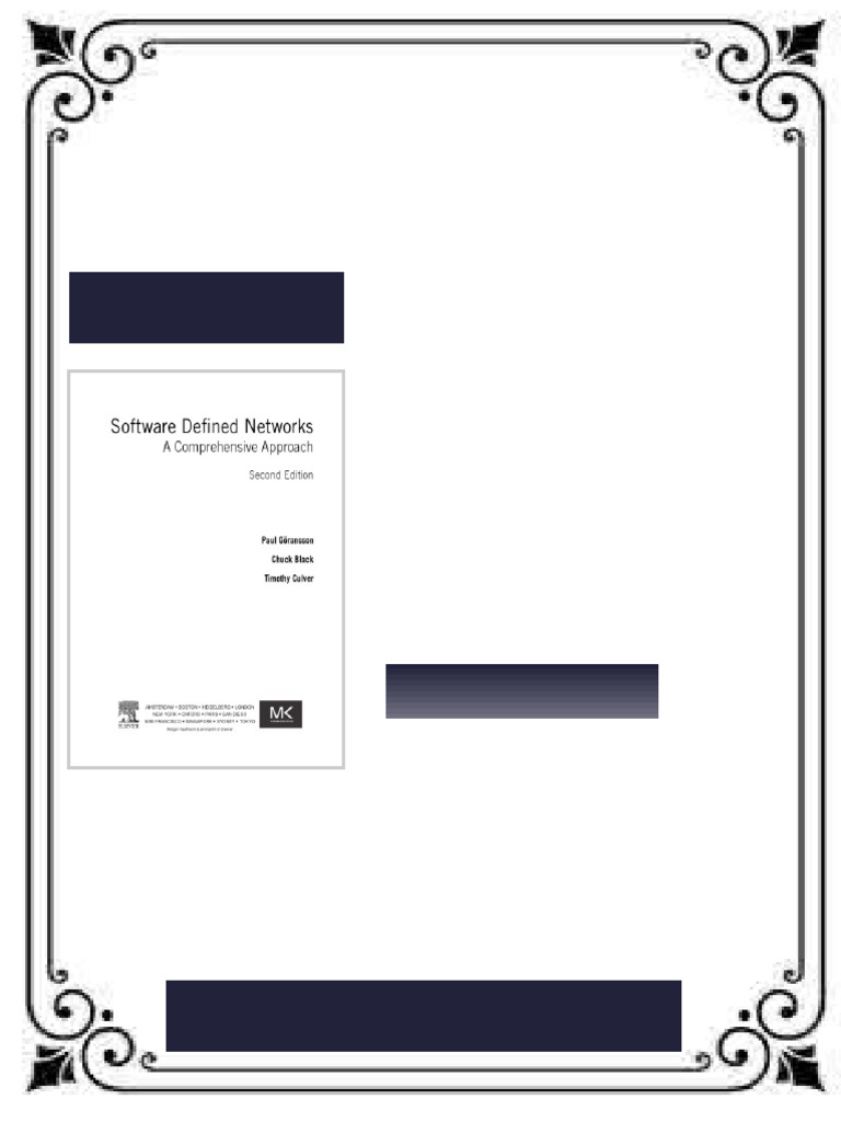 Software Defined Networks A Comprehensive Approach 2nd Edition Paul Göransson eBook immediate ...