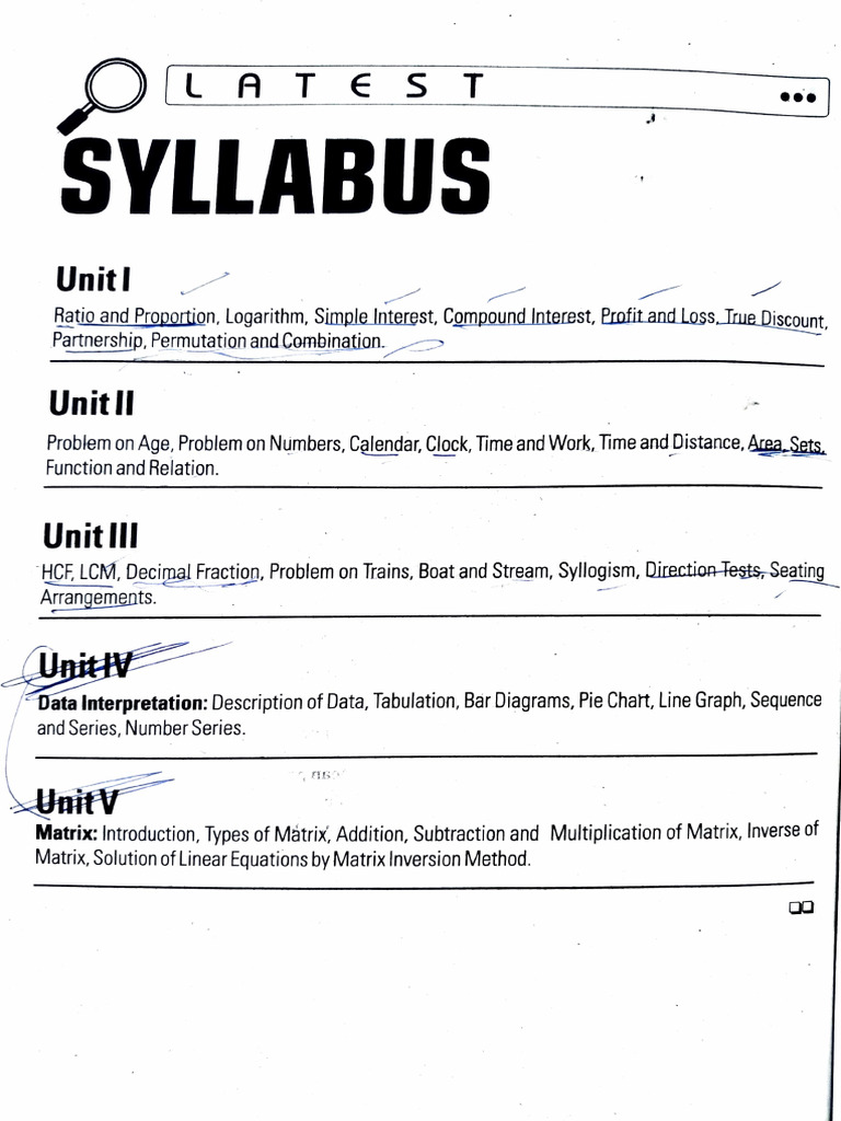 Arithmetic Aptitude All Unit | PDF