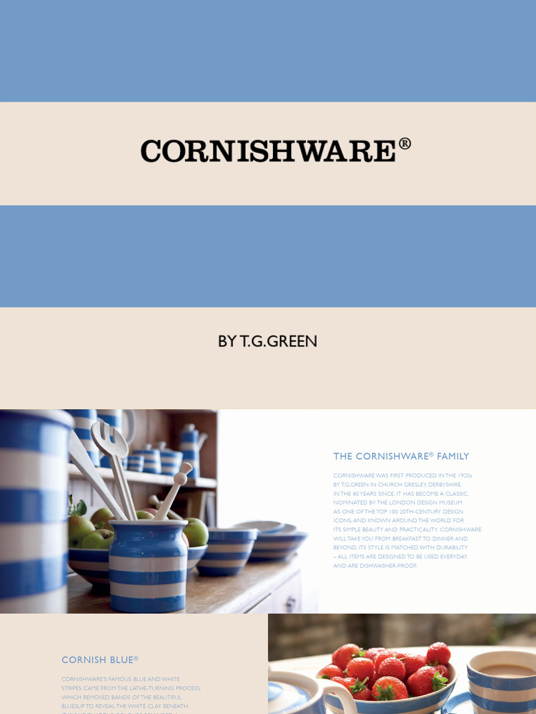 Cornishware: Timeless Tableware Collection | PDF | Tableware | Cooking