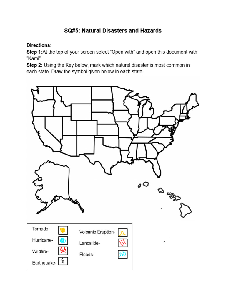Common Natural Disasters by State | PDF