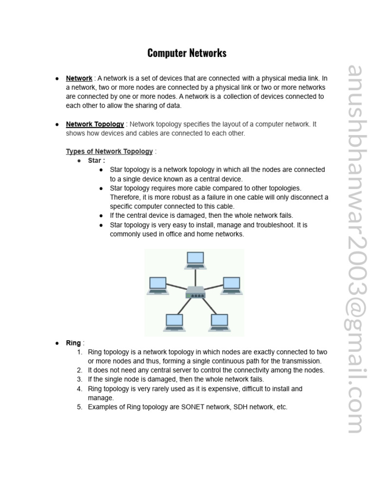 Understanding Computer Network Topologies | PDF | Computer Network ...