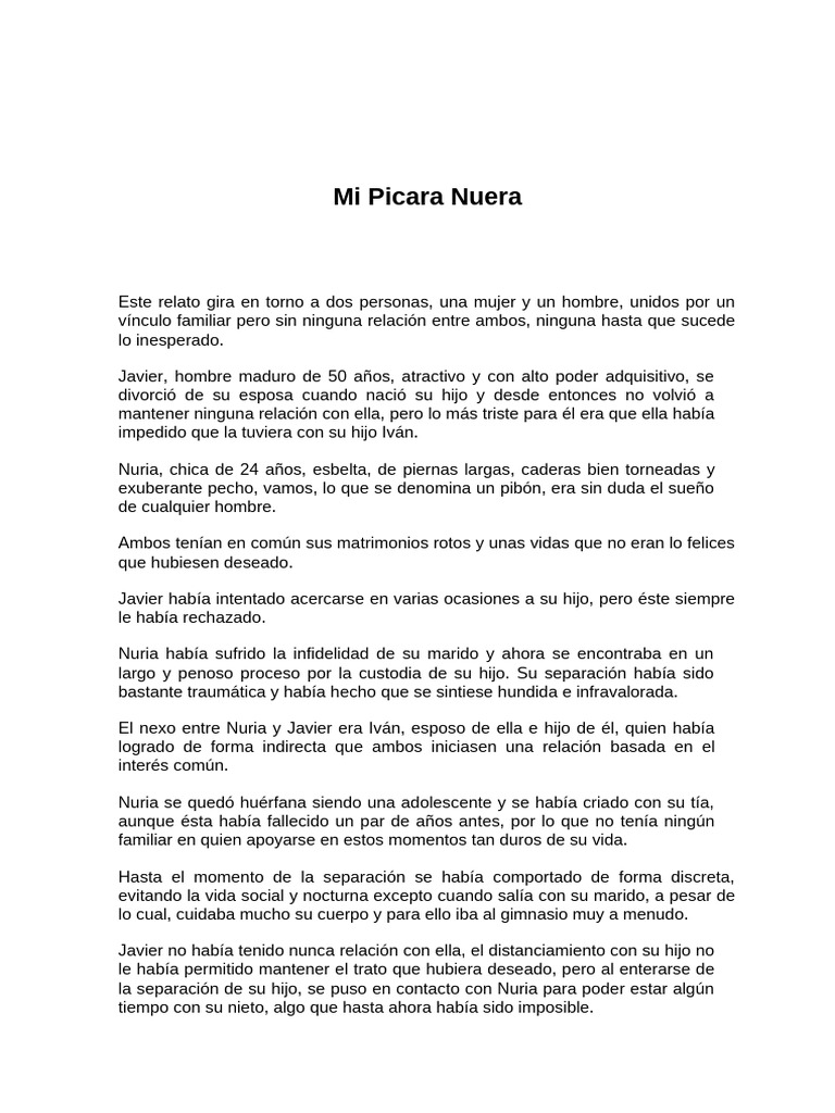 1.-Mi-picara-nuera | PDF | Masturbación | La sexualidad humana