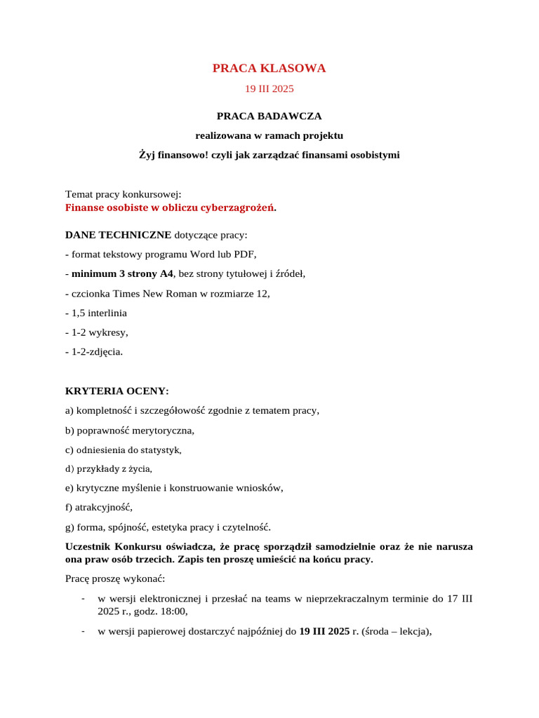 ŻF_Temat pracy | PDF