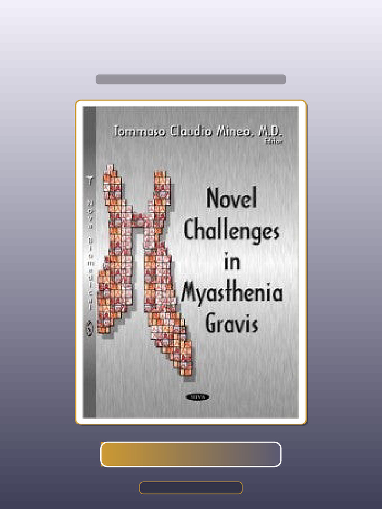 Test Bank for Novel Challenges in Myasthenia Gravis | PDF | Curriculum ...