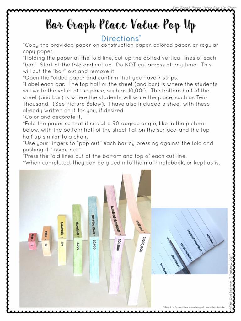 Place Value Chart FREEBIE | PDF | Cognition | Learning