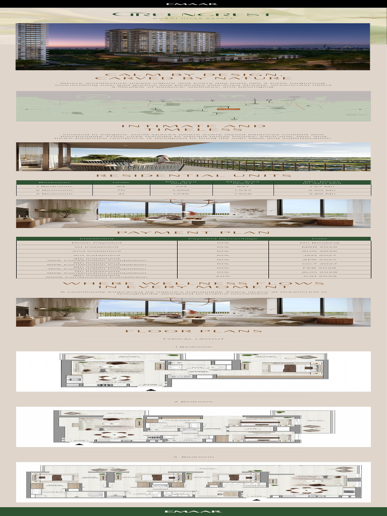 Greencrest: Nature-Inspired Living | PDF | Dubai | United Arab Emirates