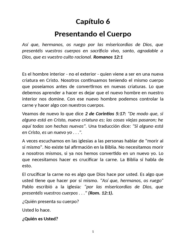 Como Puede Ser Guiado - 6 | PDF | Cristo (título) | Primera epístola a ...
