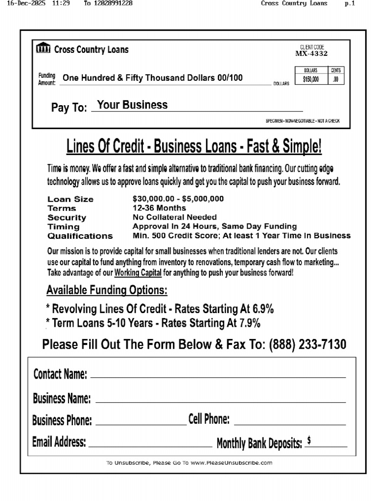 Fax Confirmation | PDF