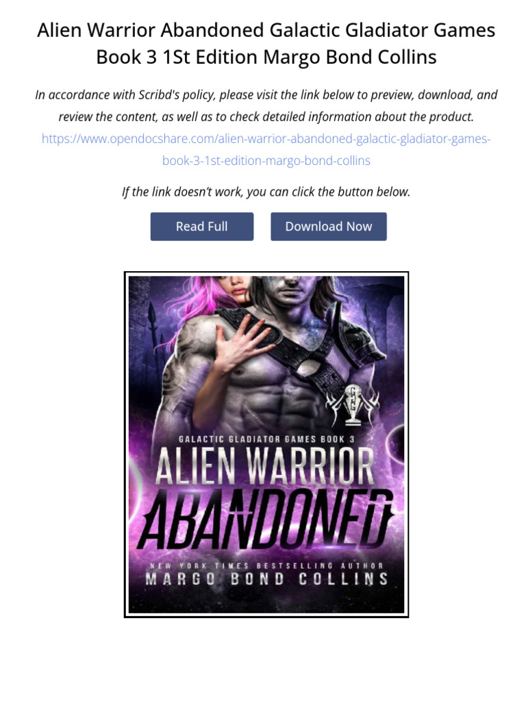 Alien Warrior Abandoned Galactic Gladiator Games Book 3 1st Edition ...