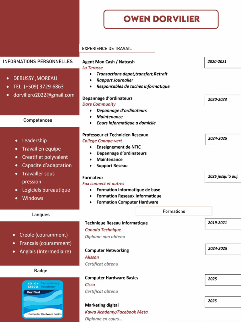 CV Original | PDF