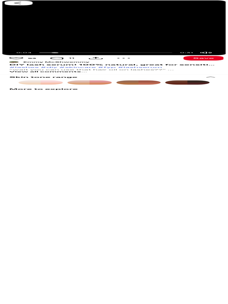 DIY Lash Serum! 100 Natural, Great for Sensitive Skin | PDF