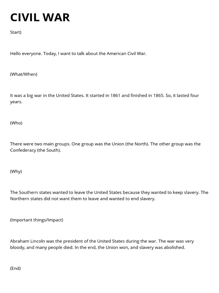 Overview of the American Civil War | PDF