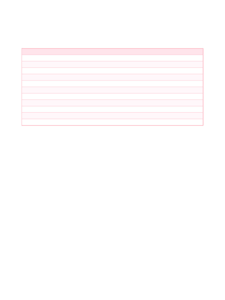Daily Objectives Tracker Cute | PDF