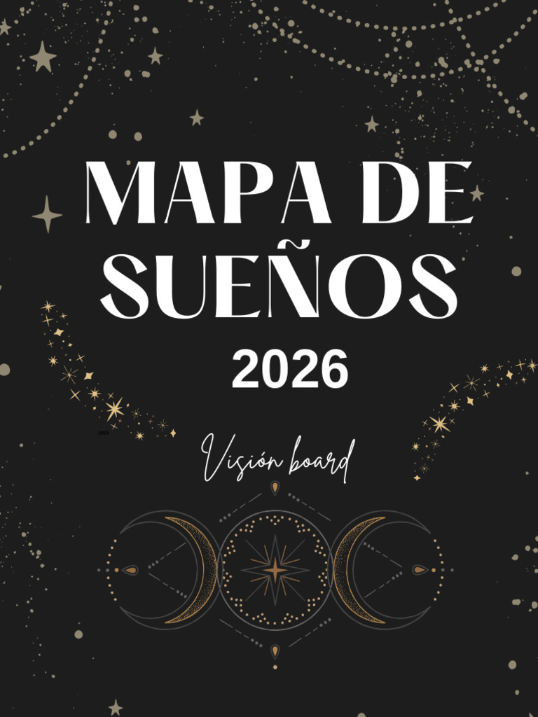 Crea tu Vision Board 2026: Manifiesta Sueños | PDF | Amor