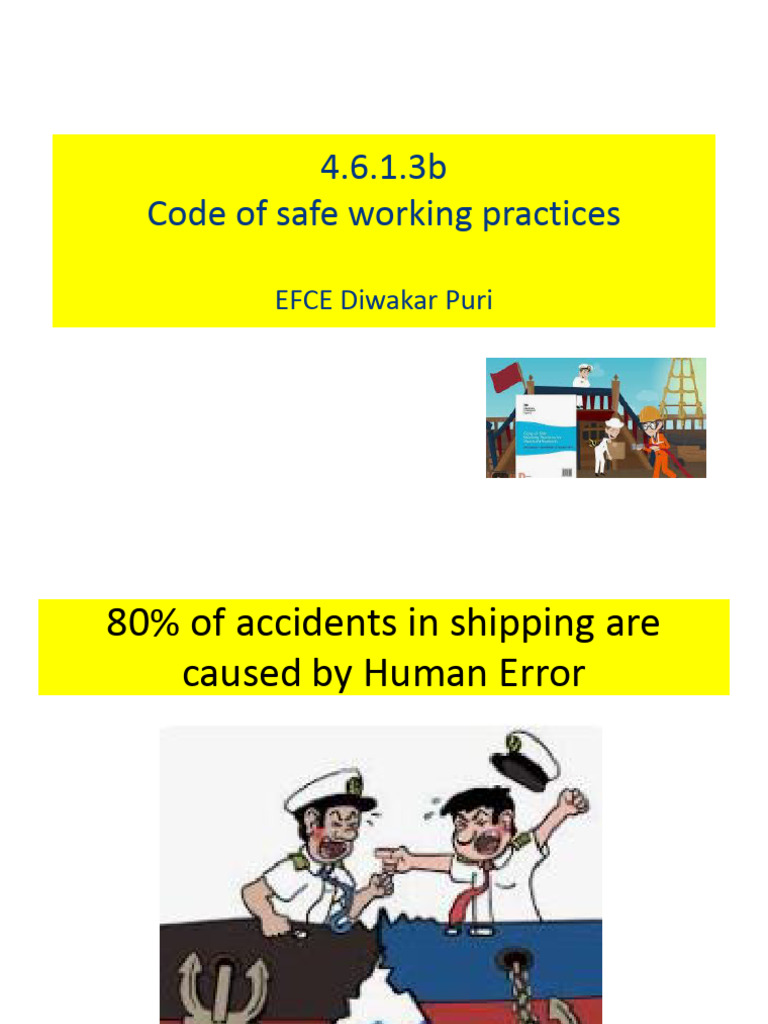 4.6.1.3b Code of Safe Working Practices - Ref Notes | PDF | Safety | Risk