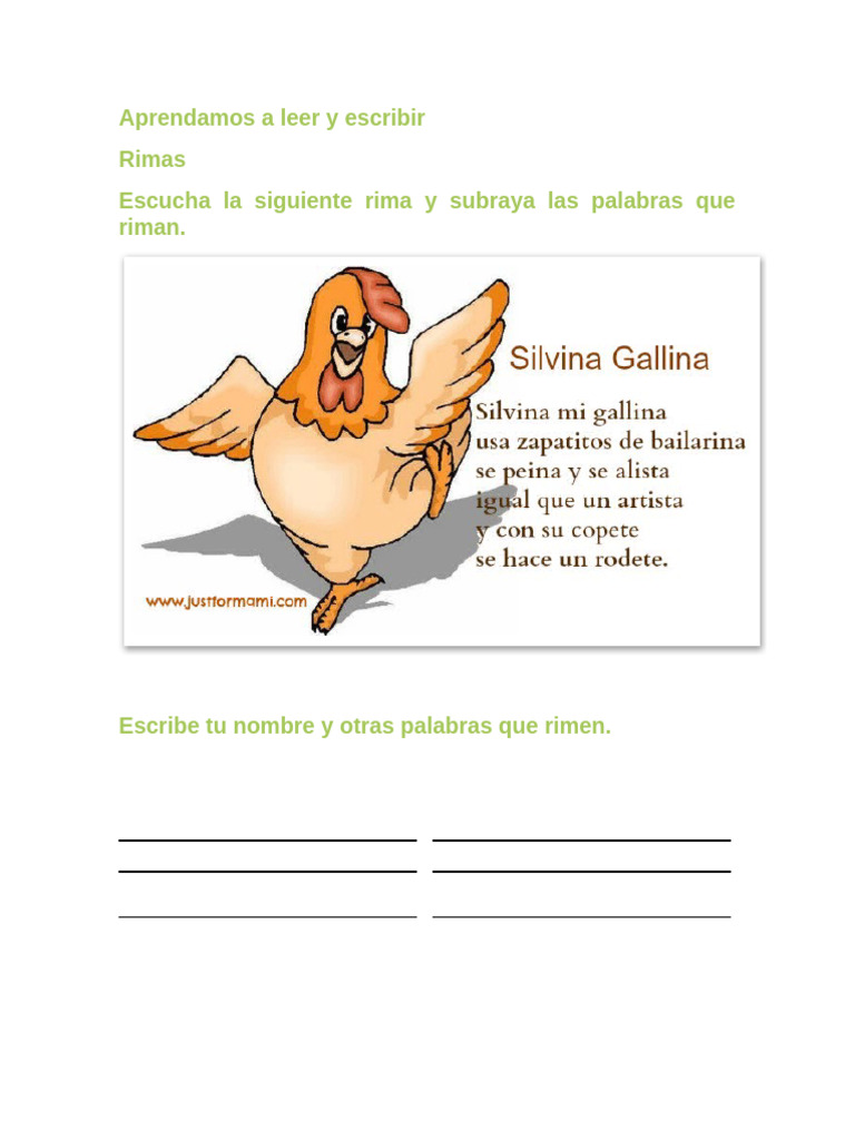 Aprendamos a Leer y Escribir | PDF