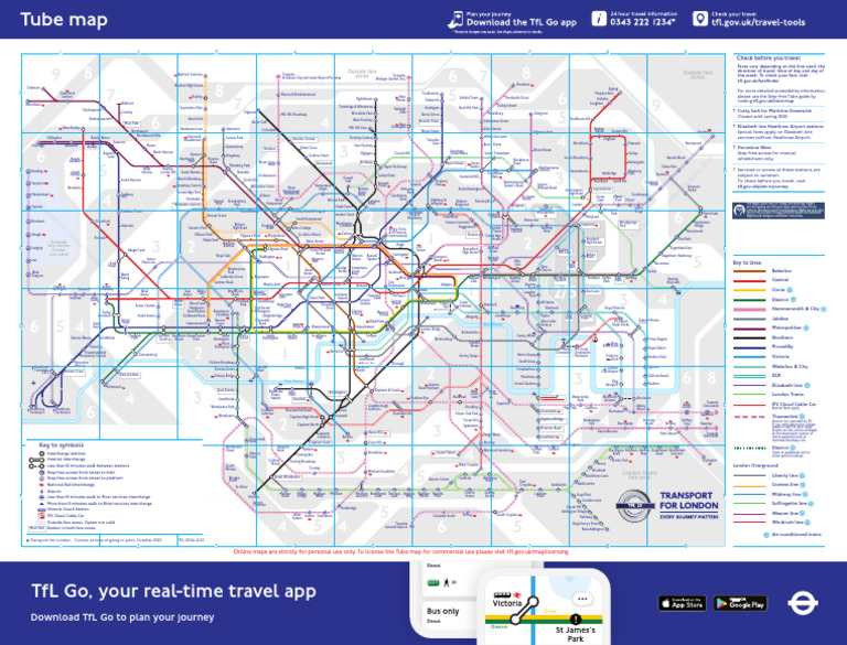 Standard Tube Map Pages | PDF | London | Rapid Transit