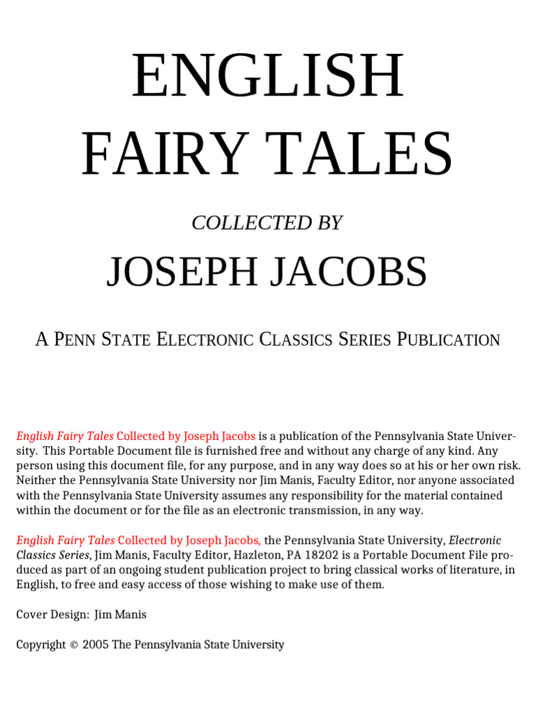 English Fairy Tales | PDF | Fairies | European Legendary Creatures