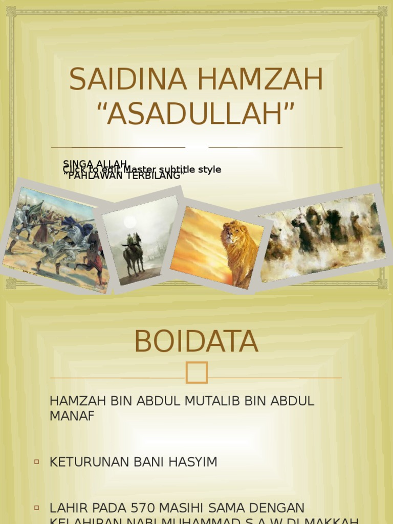 Saidina Hamzah | PDF