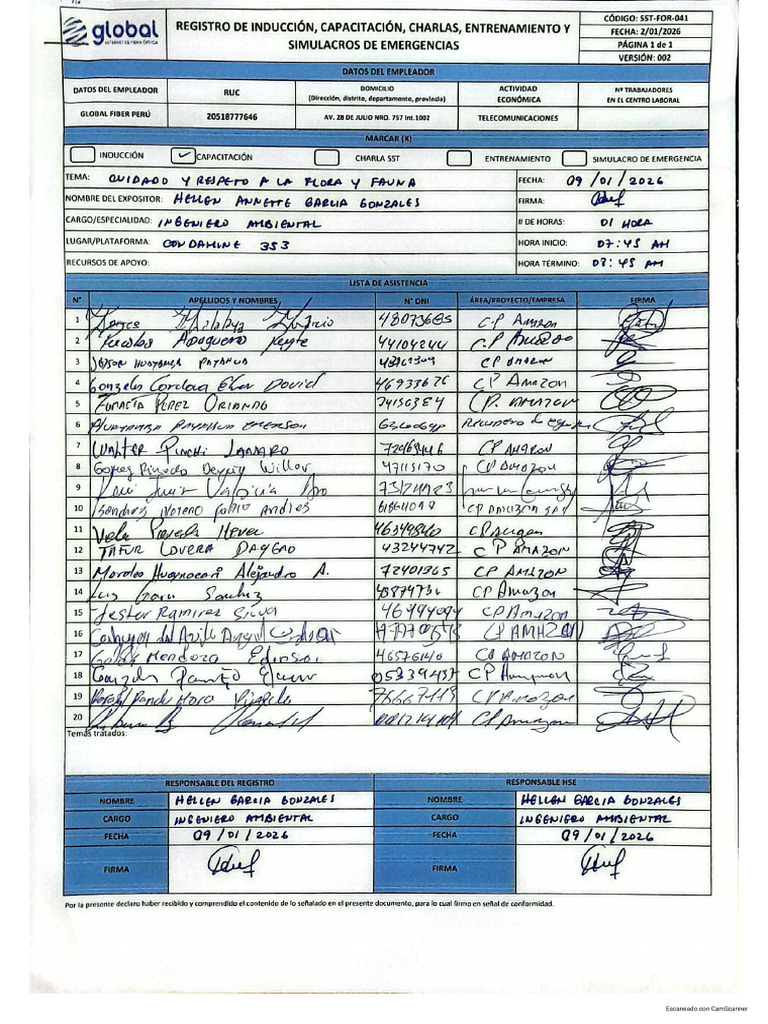 1. Cuidado y Respeto a La Flora y Fauna | PDF